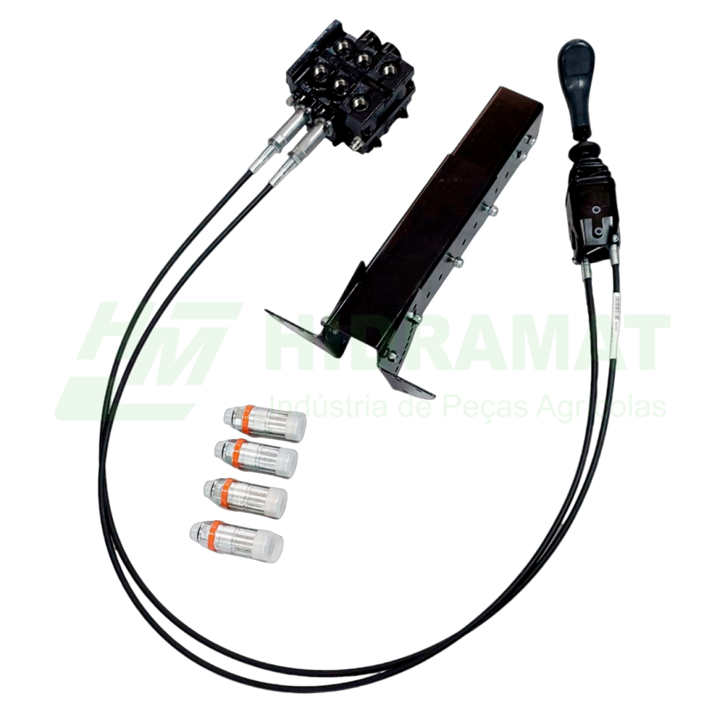 KIT DE JOYSTICK COM CABOS E COMANDO DANFOSS – LINHA SINAL LS – Hidramat